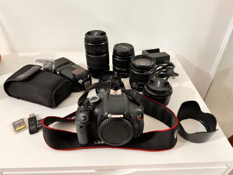 "camera t3i canon" - Câmeras e Filmadoras no Brasil