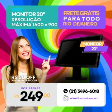 "monitor positivo 20 polegadas" no Brasil