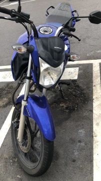 "fan azul" - Motos no Brasil