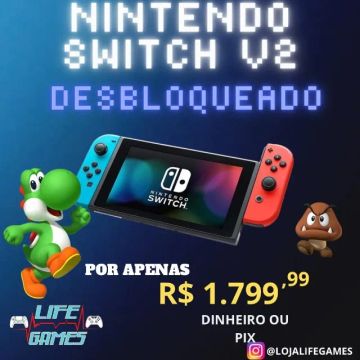 "nintendo switch v2" - Consoles de Vídeo Game no Brasil