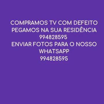 "compro tv com defeito" - TVs no Brasil
