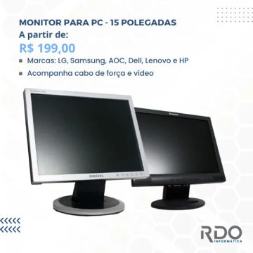 "monitor samsung 15 polegadas" - Monitores no Brasil