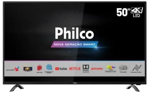 "smart tv 50 polegadas philco" - TVs no Brasil