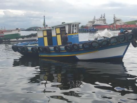 Barco no Rio de Janeiro
