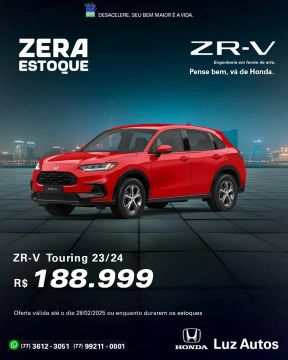 HONDA ZR-V Usados e Novos