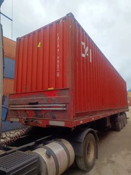 "container de 40 pes" no Brasil