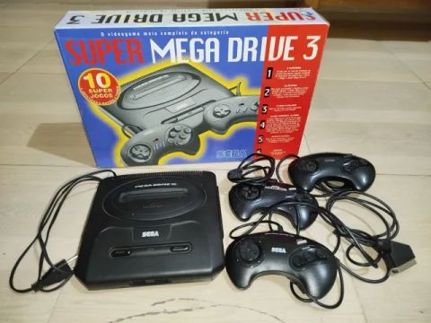 "mega drive 3" no Brasil