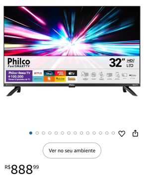 "televisao 7 polegadas smart" no Brasil