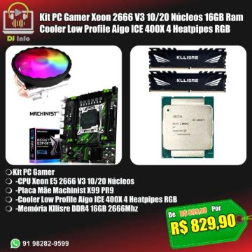 "kit xeon" no Brasil