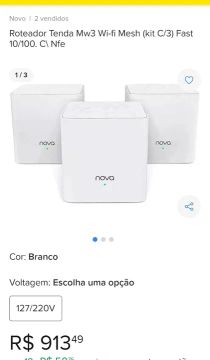 "roteador rede mesh" - Conectividade e Dispositivos de Rede no Brasil