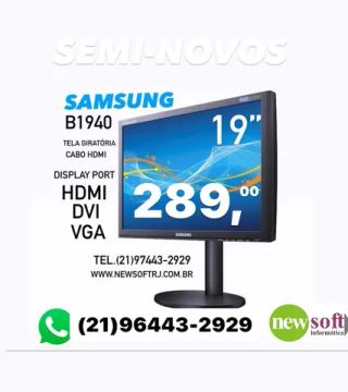 "monitor samsung 19 polegadas led" - Monitores no Brasil