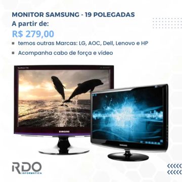 "monitor de 19 polegadas samsung" - Monitores no Brasil