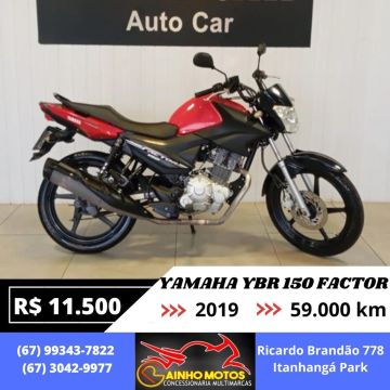 Motos YAMAHA YBR 2019 no Brasil