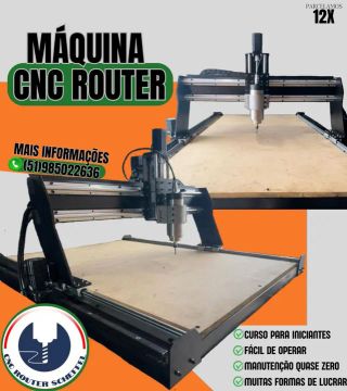 "maquina router cnc" - Máquinas para produção industrial no Brasil
