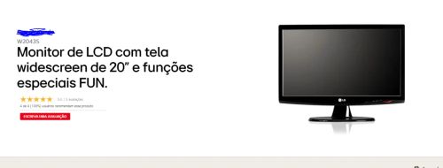 "monitor lg 15 flatron" - Monitores no Brasil