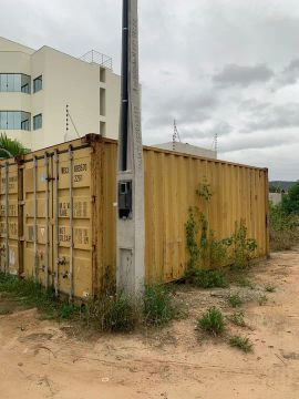 "container 20 pes" no Brasil