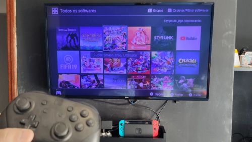 "nintendo switch v1" - Consoles de Vídeo Game no Brasil