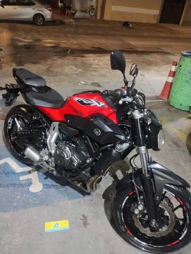 Motos YAMAHA MT-07/MT-07 2016 no Brasil