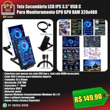 "tela cpu" no Brasil