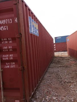 "container de 40 pes" no Brasil