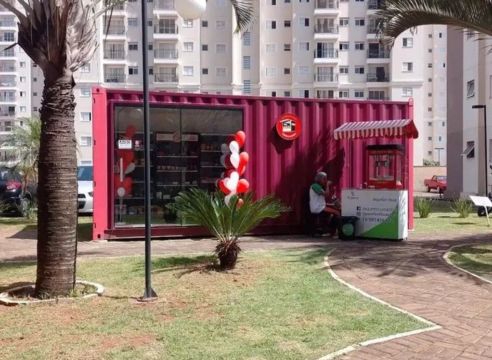 "mini container" no Brasil