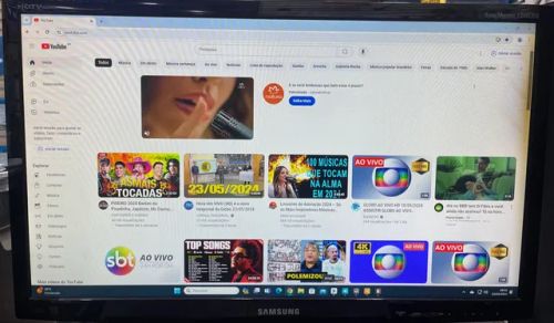 "tv monitor samsung 24 polegadas lcd" no Brasil