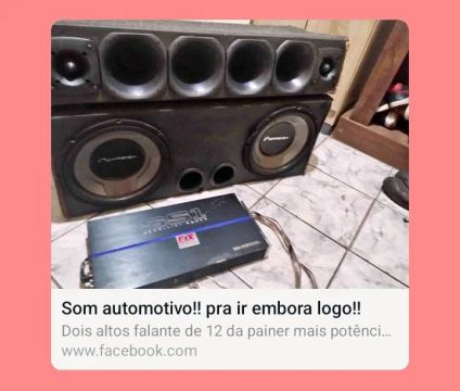 "som automotivo de 12 polegadas" - Equipamentos e Acessórios de Som no Brasil