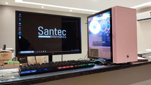 "pc gamer rosa" - Computadores e Desktops no Brasil