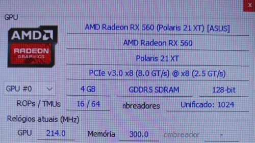 "amd rx 560" no Brasil