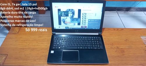 "notebook acer 15 polegadas" no Brasil