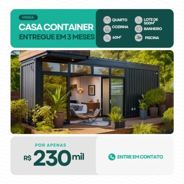 "casa container pronta" no Brasil