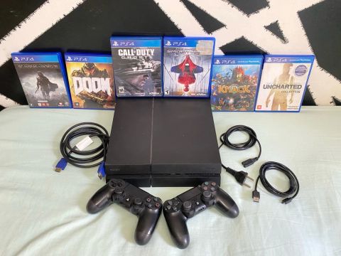 "console ps4 fat" - Consoles de Vídeo Game no Brasil
