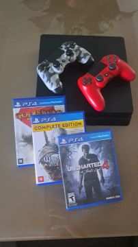 "console ps4 com 2 controles" - Consoles de Vídeo Game no Brasil