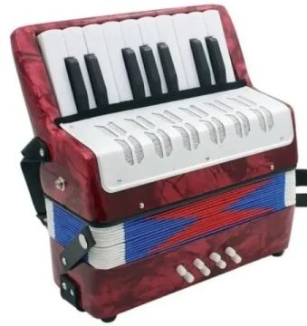 "sanfona ou acordeon" - Instrumentos musicais no Brasil