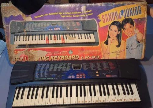 "teclado sandy e junior" - Instrumentos musicais no Brasil