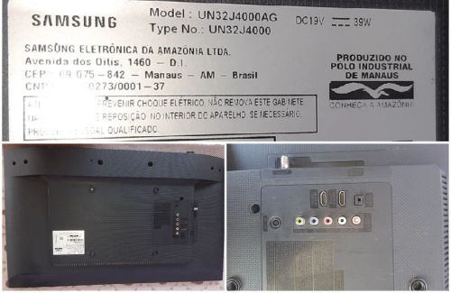 "display de tv samsung 32" - TVs no Brasil