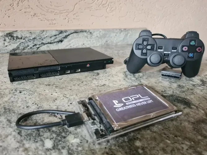 "playstation 2 slim" - Consoles de Vídeo Game no Brasil