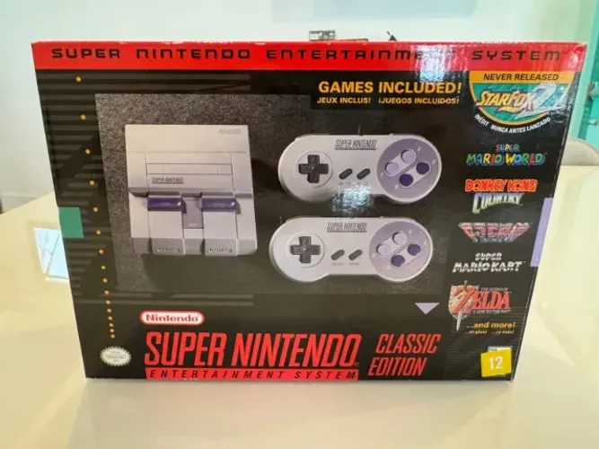 "super nintendo original" no Brasil