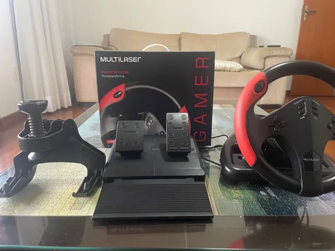 "volante gamer" - Peças e Acessórios de Vídeo Game no Brasil