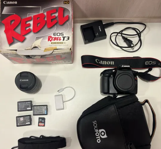 "camera t3i canon" - Câmeras e Filmadoras no Brasil