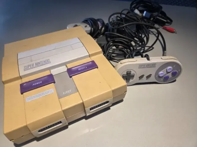 "super nintendo original" no Brasil