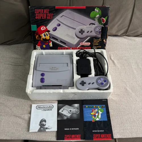 "super nintendo original" no Brasil