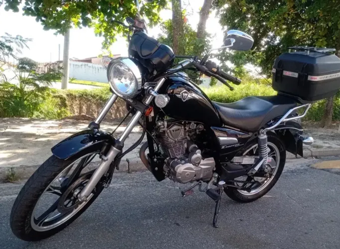 Motos Haojue Chopper Road 150 no Brasil