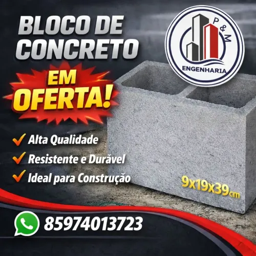 "bloco concreto 14x19x39" no Brasil