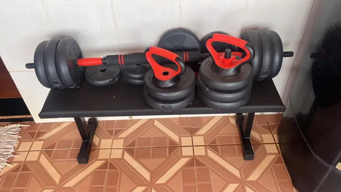 "kit de pesos de academia" - Academia e Exercícios no Brasil