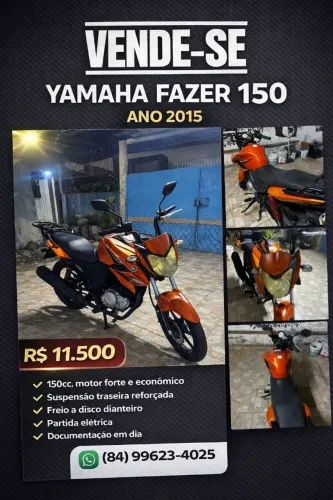 Motos Yamaha Fazer no Brasil