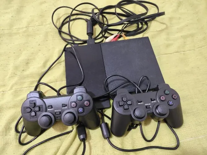 "controles de ps2 original" - Consoles de Vídeo Game no Brasil