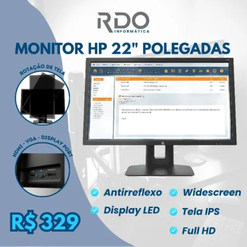 "monitores de 22 polegadas" - Monitores no Brasil