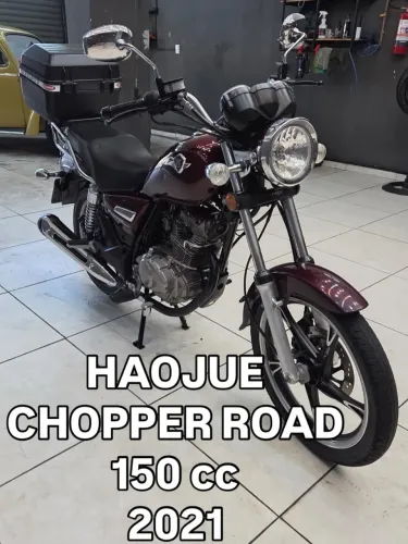 Motos Haojue Chopper Road 150 no Brasil