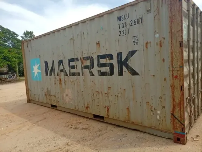 "container 20 pes" no Brasil